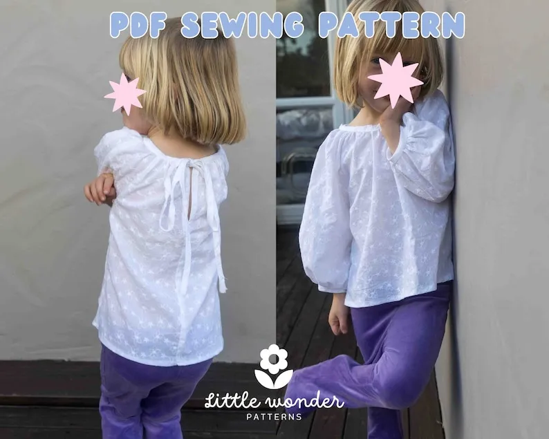 Mila Blouse - Little Wonder Patterns